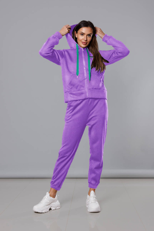 KOMPLET DRESOWY DAMSKI FIOLETOWY (YP-1138) LUNA & MIELE odcienie ...